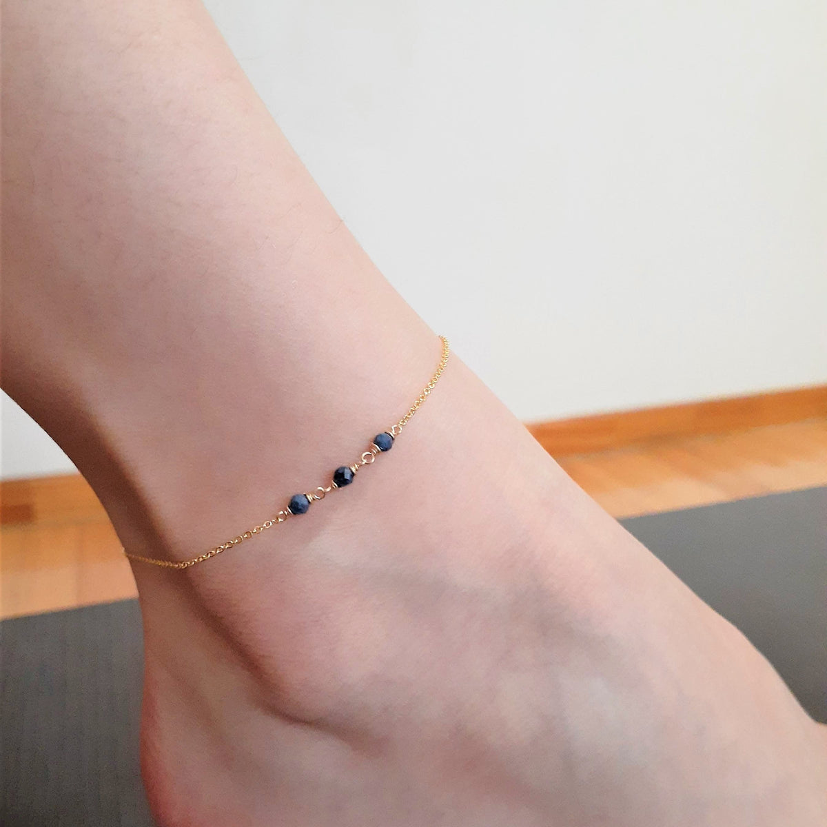 Blue sapphire anklet store